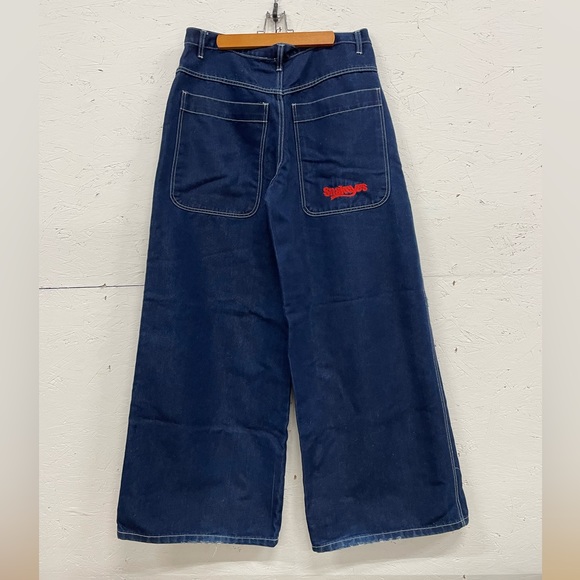 Snakeyes | Jeans | Vintage Snakeyes Y2k9s Cyber Rave Wideleg Jeans Size ...